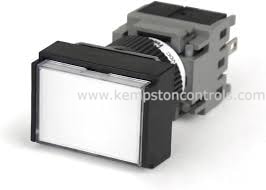 Fuji AH164-TFW11 FUJI FLUSH RECTANGULAR HEAD WHITE 1NO+1NC | Kempston ...