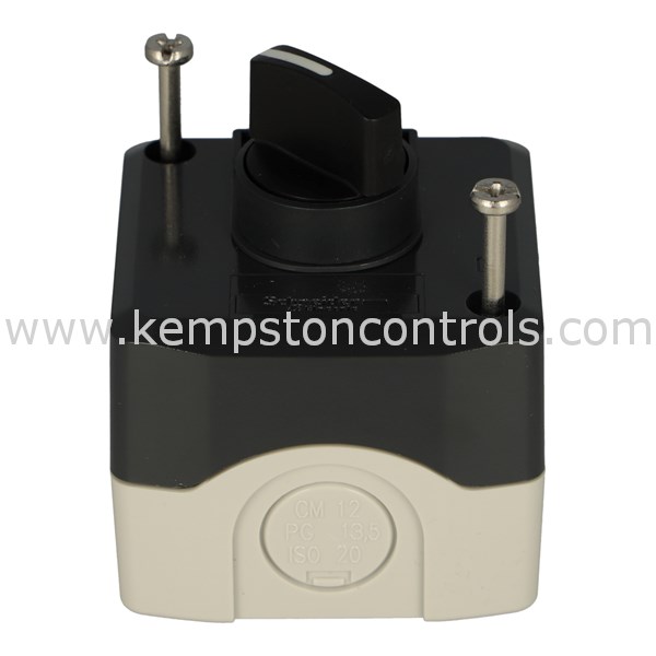 Schneider XALD134 SCHNEIDER DARK GREY CONTROL STATION, 1 SELECTOR ...