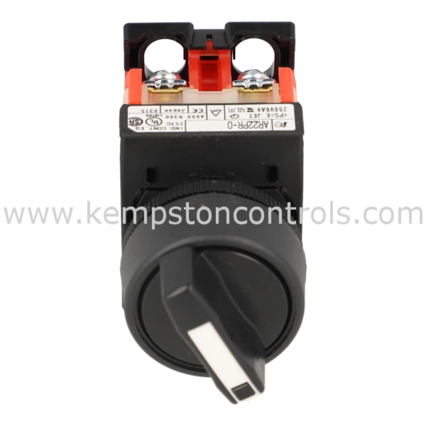 Fuji AR22PR-011B FUJI SELECTOR SWITCH, 2 POS SPRING RETURN 1NO+1NC ...