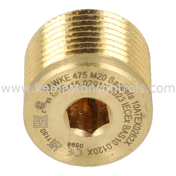 Hawke HBP47520A HAWKE 475 M20 BRASS TAMPERPROOF STOPPING PLUG ...