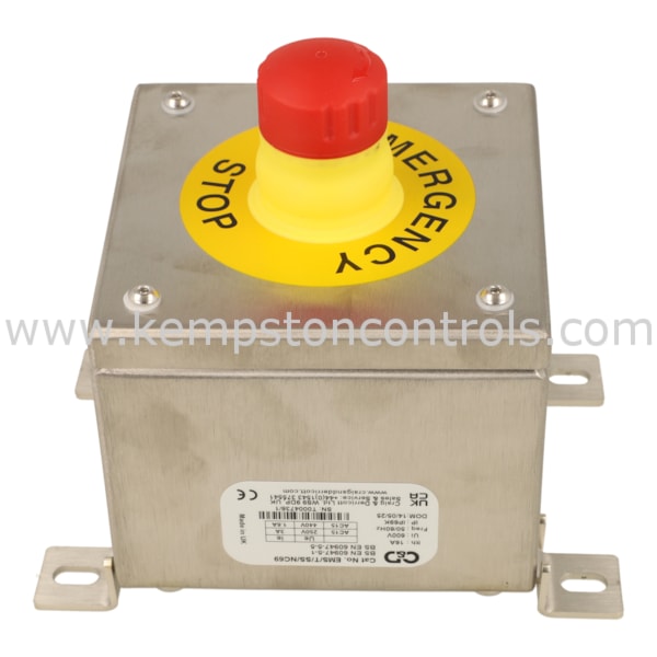 Craig And Derricott EMS/T/SS/NC69 CRAIG & DERRICOTT ENCLOSED E-STOP 1NO ...