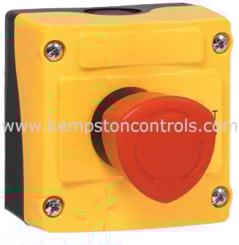 Baco LBX17302 BACO MUSHROOM HEAD EMERGENCY STOP, RED, Ø40MM, 2NC, PUSH ...