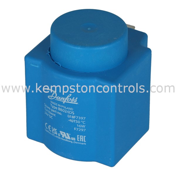 Danfoss 018F7397 DANFOSS SPARE COIL, 24V, 16W, STEAM COILS TO 140°C ...