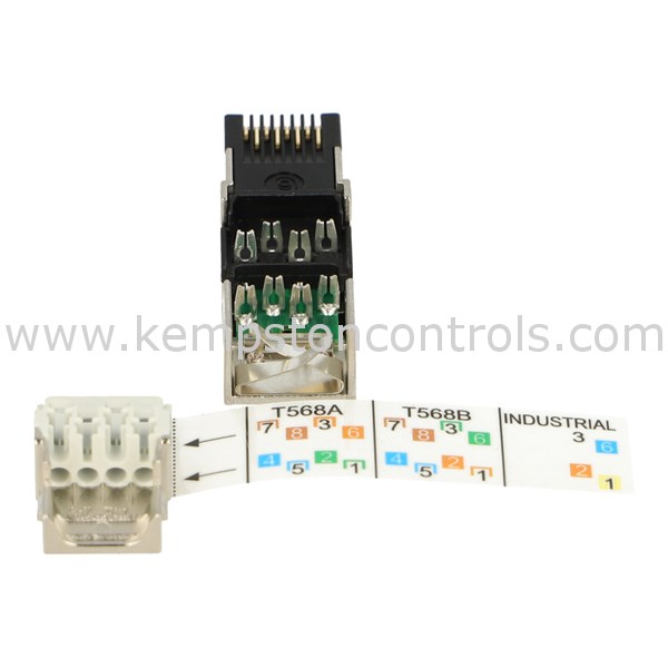 Weidmuller 1962730000 WEIDMULLER PULG INSERT RJ45 TO IDC,TIA-568A, EIA ...