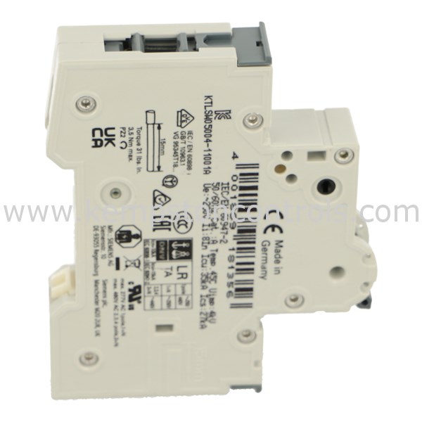 Siemens 5SY4106-7 SIEMENS 10KA 6AMP MCB TYPE C, 230/400 V 10KA, 1-POLE ...