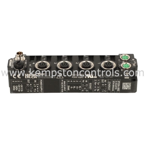 Beckhoff EP3204-0002 BECKHOFF ETHERCAT BOX, 4 ANALOG INPUTS FOR RESISTANCE SENSORS | Kempston ...