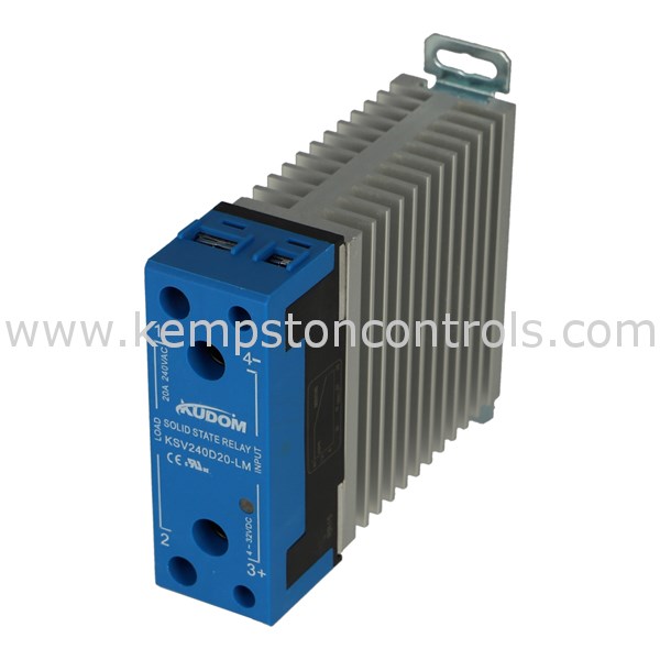 Kudom KSV240D20-LM KUDOM 20A 4-32VDC DIN MOUNT SSR ZERO-X + LED | Kempston Controls