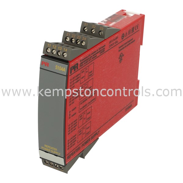 PR Electronics 5104AB2B PR ELECTRONICS REPEATER/POWER SUPPLY MA/V ...