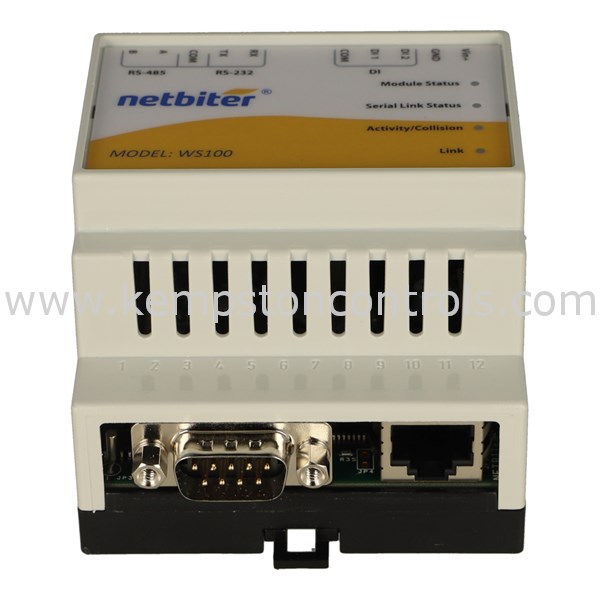Other WS100 NETBITER DIN RAIL MOUNT GATEWAY WITH WEB SERVER, 1 RS485 ...