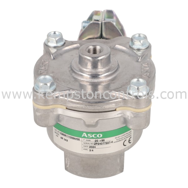 Emerson Asco K353K1110X6AH00 ASCO REMOTE PILOT OPERATED VALVE, QUICK ...
