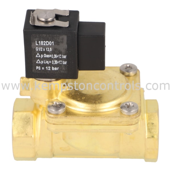 ASCO L182D01-ZB10A.G3/4x18,0.24/DC ASCO NUMATICS SOLENOID VALVE L182 SERIES, 2/2 NC, PILOT ...