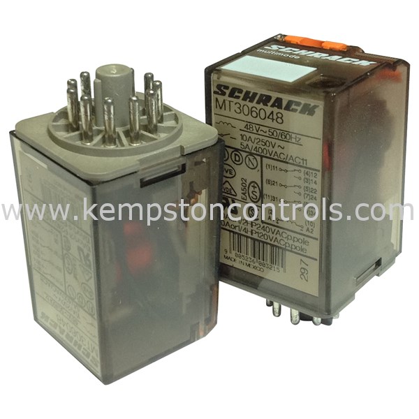 Schrack MT306048 SCHRACK RELAY 3 POLE 48VAC | Kempston Controls