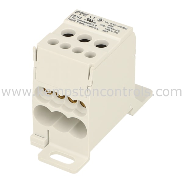 FTG K00 AUX38049 FTG BUSBAR, DISTRIBUTION BLOCK, 1 POLE, 80A | Kempston ...