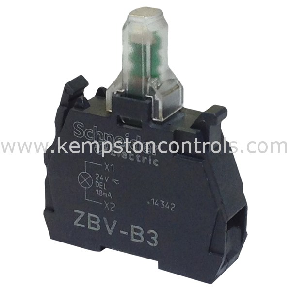 Schneider ZBVB3 SCHNEIDER LAMP MODULE GREEN | Kempston Controls