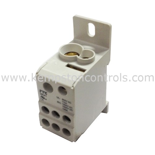 Auxel FTG 38041 DISTRIBUTION BLOCK, 1P, 125A, DIN RAIL OR BASE MOUNT ...