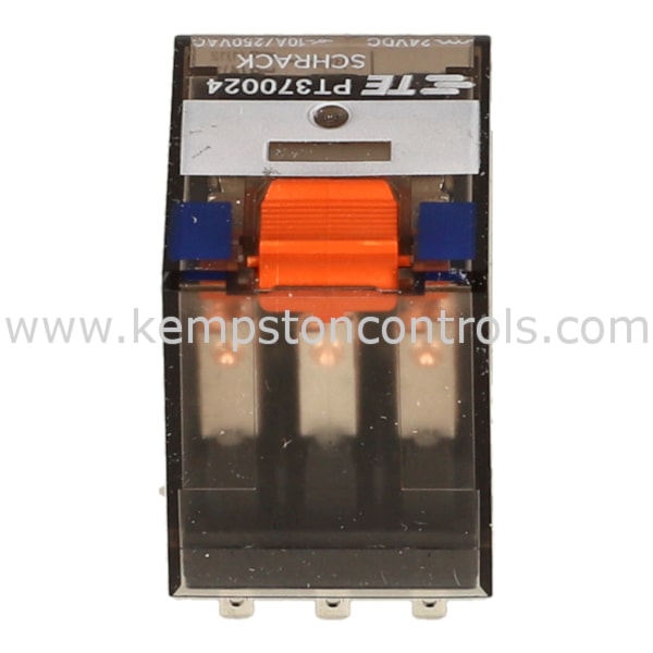 Schrack PT370024 SCHRACK PLUG-IN RELAY, 11 PIN, 3CO, 24VDC, 10A ...
