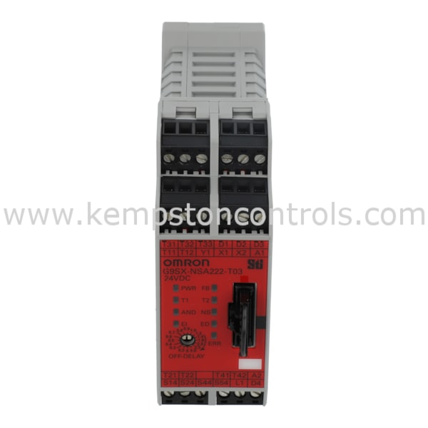 Omron G9SX-NSA222-T03-RT DC24 OMRON NON CONTACT DOOR SWITCH CONTROLLER FOR D40A, 2 INSTANTANEOUS ...