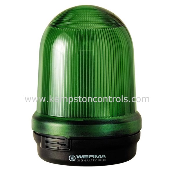WERMA 826.200.00 WERMA PERMANENT BEACON, 12-230VAC/DC, GREEN, BASE ...