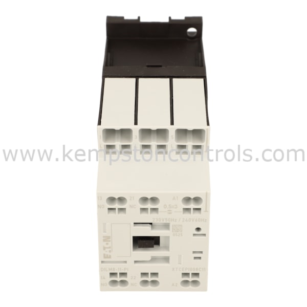 Moeller DILM8-11(230V50HZ,240V60HZ)-PI MOELLER CONTACTOR, 3 POLE, 380 V 400 V 3.7 KW, 1 N/O, 1 ...