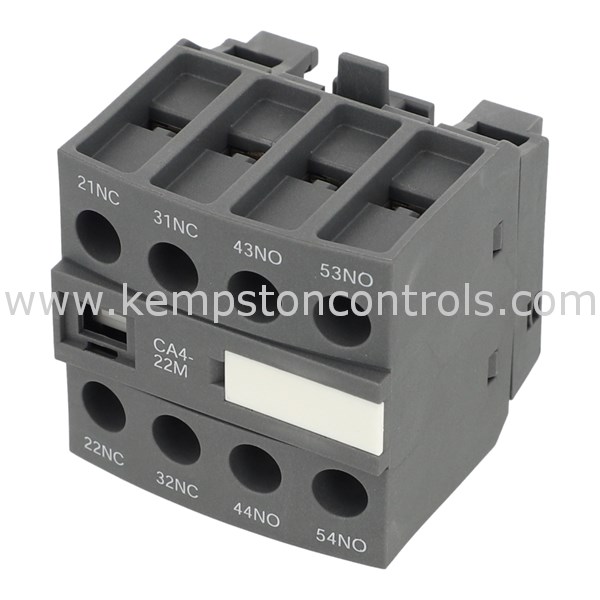 ABB 1SBN010140R1122 ABB AUXILIARY CONTACT BLOCK, 2 NO, 2 NC | Kempston Controls
