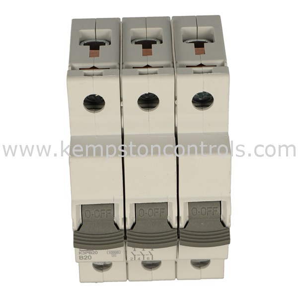 Dorman Smith K3PB20 DORMAN SMITH K SERIES 10KA 3-POLE 20A B TYPE MCB ...
