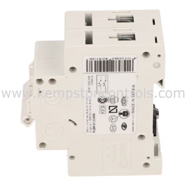 Eaton Moeller PLSM-D1/2-MW MOELLER MCB 1A 10KA TYPE D DP | Kempston ...