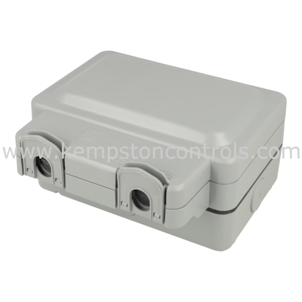 MK Electric K56482GRY MK ELECTRIC WEATHERPROOF SOCKET 2 GANG 13A ...