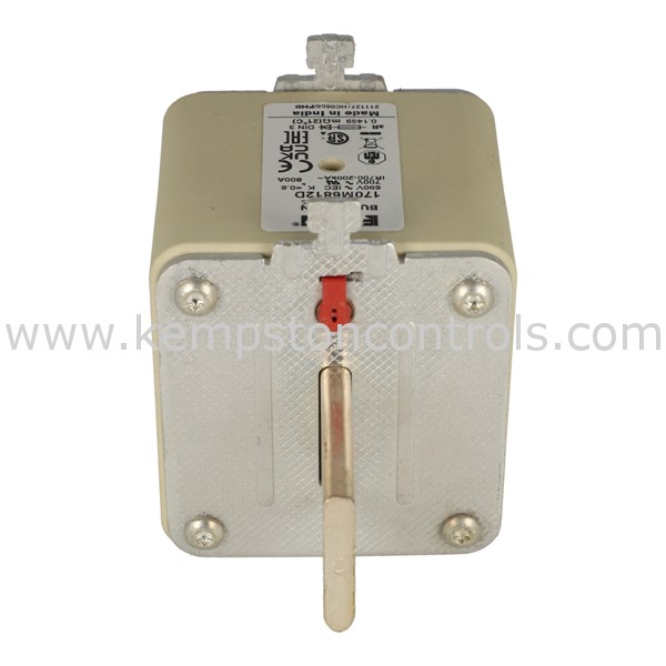 Bussmann 170M6812D SQUARE BODY FUSE, 800A, 690V, BLADE MOUNT, INDICATOR, SIZE 3, HIGH SPEED, LOW ...