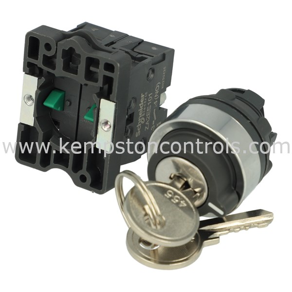 Schneider XA2EG43 SCHNEIDER KEY SELECTOR SWITCH, 10A, 600V, PLASTIC ...