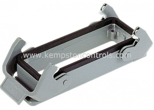 HARTING 09300240301 BULKHEAD HOUSING, SIZE 24B, 2 LEVERS, METAL ...