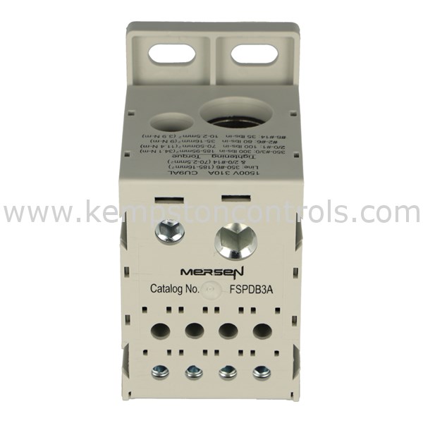 Mersen FSPDB3A MERSEN (FERRAZ) IP20 MODULAR POWER DISTRIBUTION BLOCK | Kempston Controls