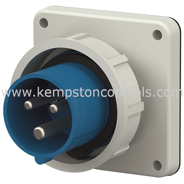 Mennekes 826 BLUE STRAIGHT PANEL INLET IP67 16A 3P 230V 6H | Kempston ...