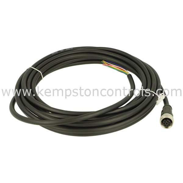Euchner 100177 EUCHNER CONNECTING CABLE, PLUG CONNECTOR, 8 PIN, 5M, M12 ...