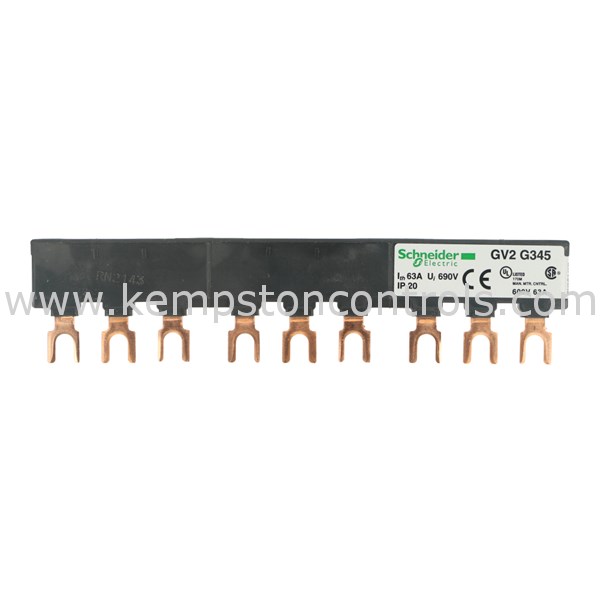 Schneider GV2G345 SCHNEIDER ELECTRIC 3 WAY COMB BUSBAR, 45MM PITCH ...