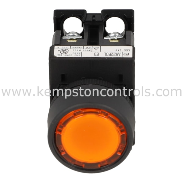 Fuji AR22F0L-10E3A FUJI ILLUMINATED PUSHBUTTON, FLUSH, 25MM ROUND HEAD ...