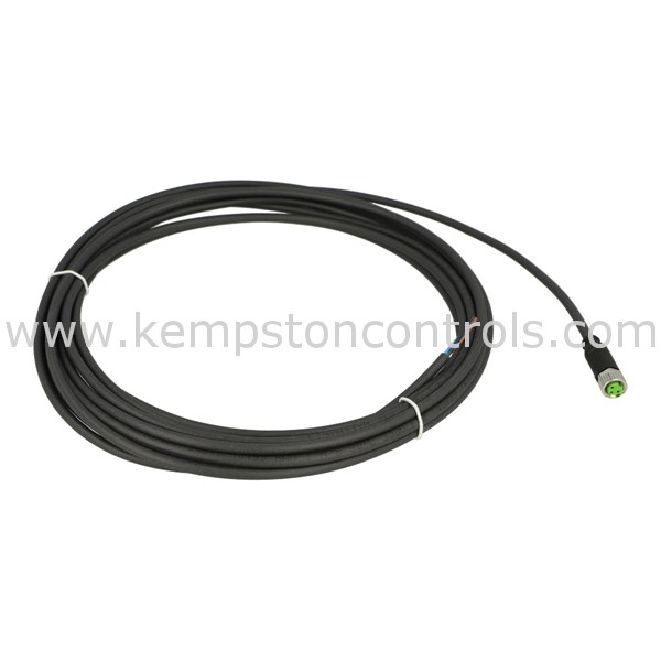 MURR 7000-08041-6300500 MURR M8 FEMALE 0° A-COD. WITH CABLE PUR 3X0.25 ...