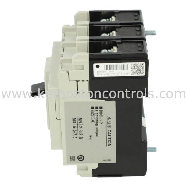 Fuji BW100EAG-3P100 FUJI MCCB 3 POLE 100 AMP | Kempston Controls
