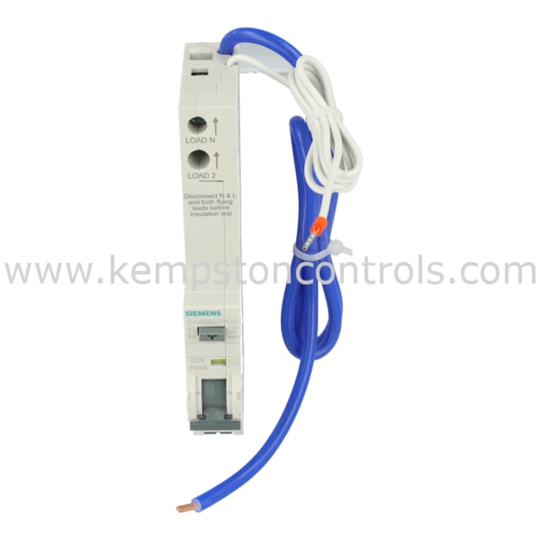 Siemens 5SU9304-7KK20 SIEMENS RCBO, 10 KA, 1P+N, TYPE A, 30 MA, C-CHAR, IN: 20 A, UN AC: 230 V ...