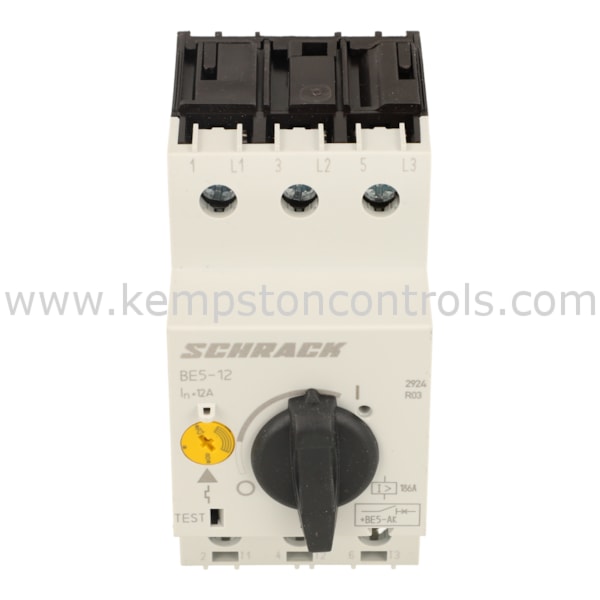 Schrack BE512000 SCHRACK MOTOR PROTECTION CIRCUIT BREAKER, 3-POLE, 8 ...