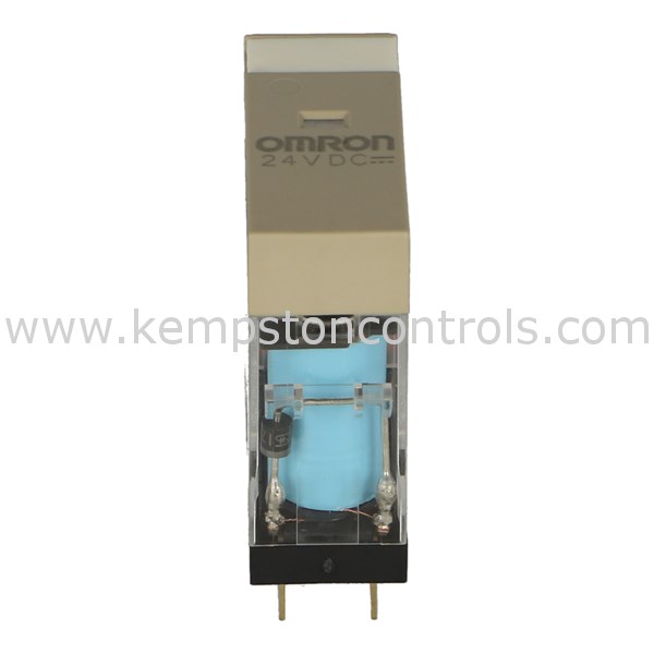 Omron G2R-1-SD DC24(S) OMRON RELAY, PLUG-IN, 5-PIN, SPDT, 10 A, MECH INDICATOR & DIODE, LABEL ...