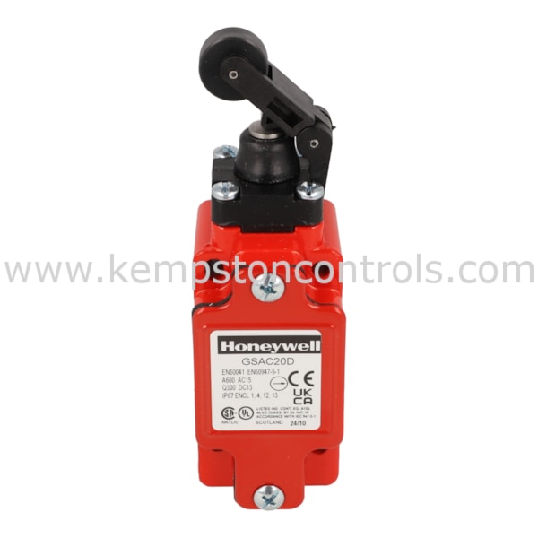 Honeywell GSAC20D HONEYWELL ROLLER LEVER LIMIT SWITCH, 2NO/2NC, IP67, 4P, METAL HOUSING, 600V AC ...