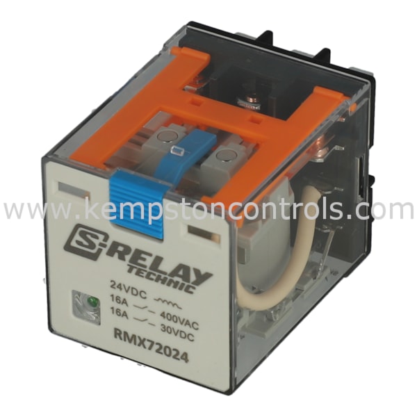 Schrack RMX72024 SCHRACK POWER RELAY, 3 CO, 16A, 24VDC | Kempston Controls
