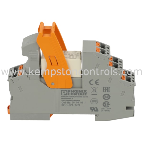 Phoenix 2903334 PHOENIX PRE-ASSEMBLED RELAY MODULES, 24VDC, 3 ...