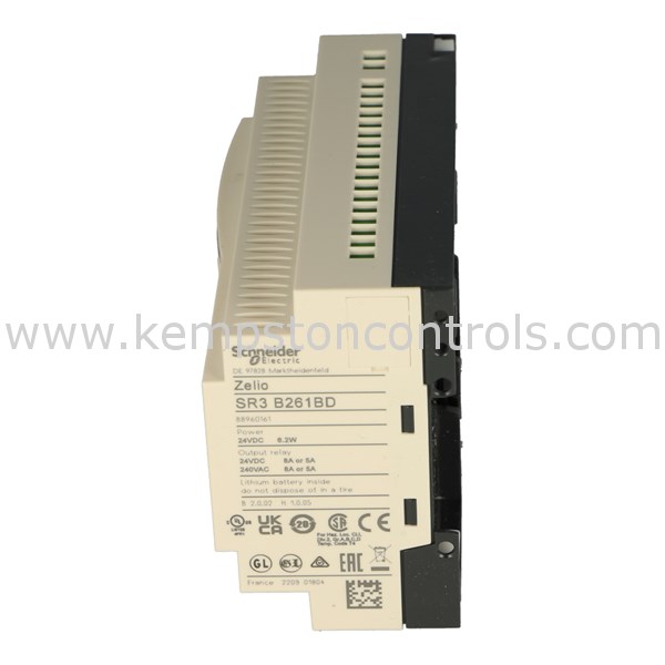 Schneider SR3B261BD SCHNEIDER SR3 26 I-O 24 VDC INCL CLOCK | Kempston ...