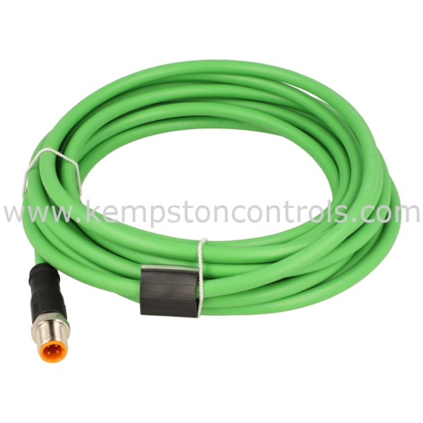 IFM EVC927 IFM ETHERNET CONNECTION CABLE 5M, PUR, TPU, BLACK, M12 ...