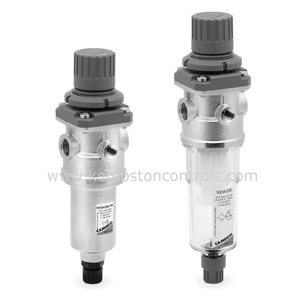 Camozzi N204-D00 N FILTER REGULATOR, STANDARD BOWL, 1/4-25 MIC-SEMI ...