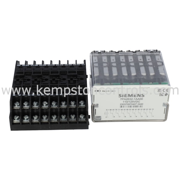 Siemens 7PA2632-1AA00-2 SIEMENS TRIP RELAY 8CO 110V/125VDC 10MS W ...