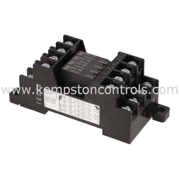 Fuji RS4N-DE FUJI RS4N-DE TERMINAL MODULE DC24V WITH 4 N/O RELAYS NPN ...