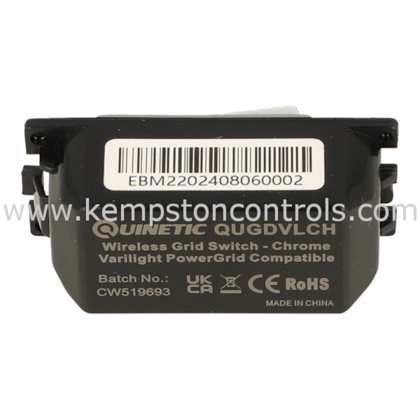 Quinetic QUGDVLCH QUINETIC WIRELESS GRID SWITCH, CHROME COMPATIBLE ...