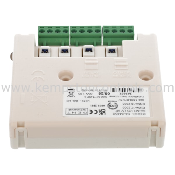 Honeywell Gent S4-34450 GENT INTERFACE 4 CHANNEL I/O S4-34450 ...